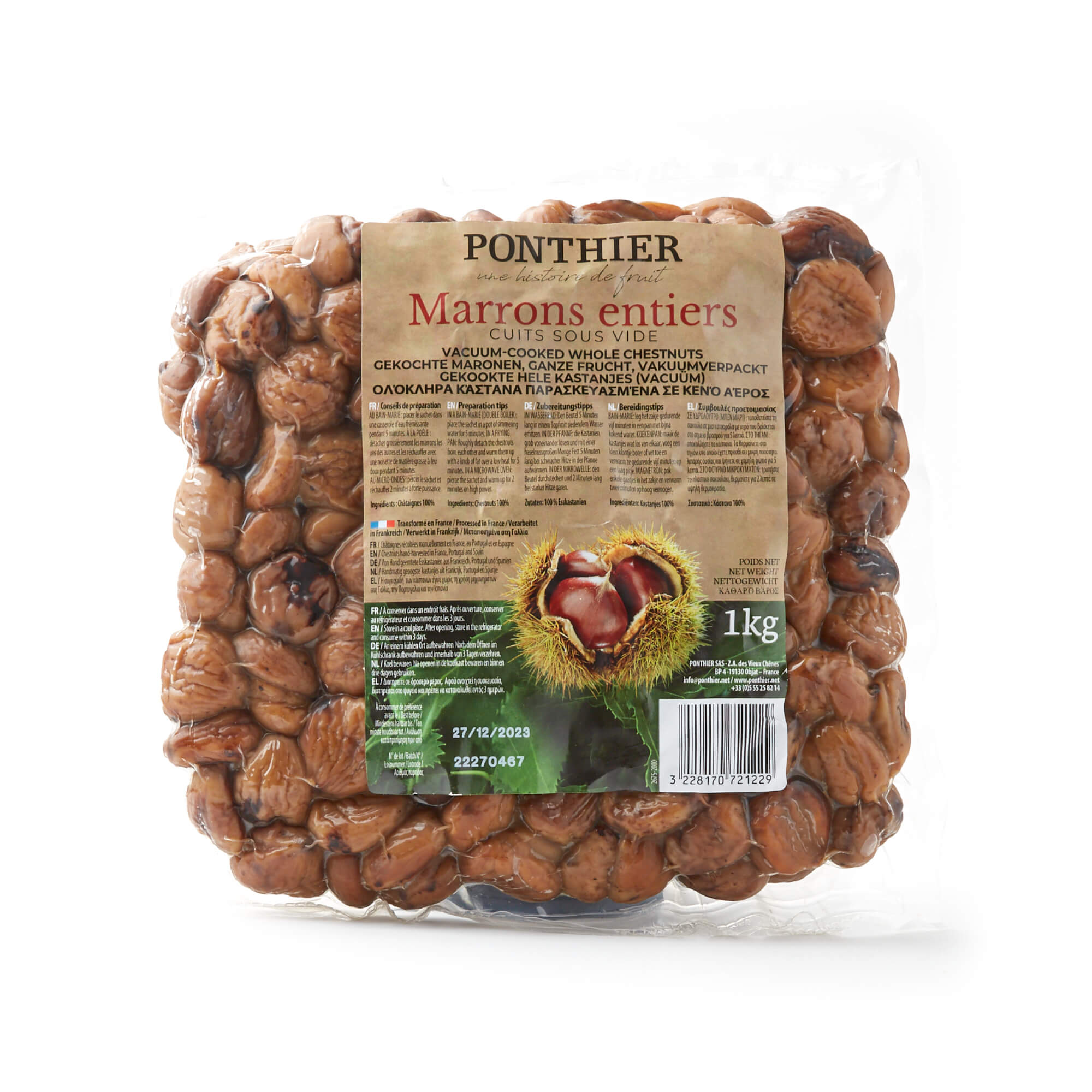 Chestnuts VacPac (Seasonal only) – Vegetarian Express