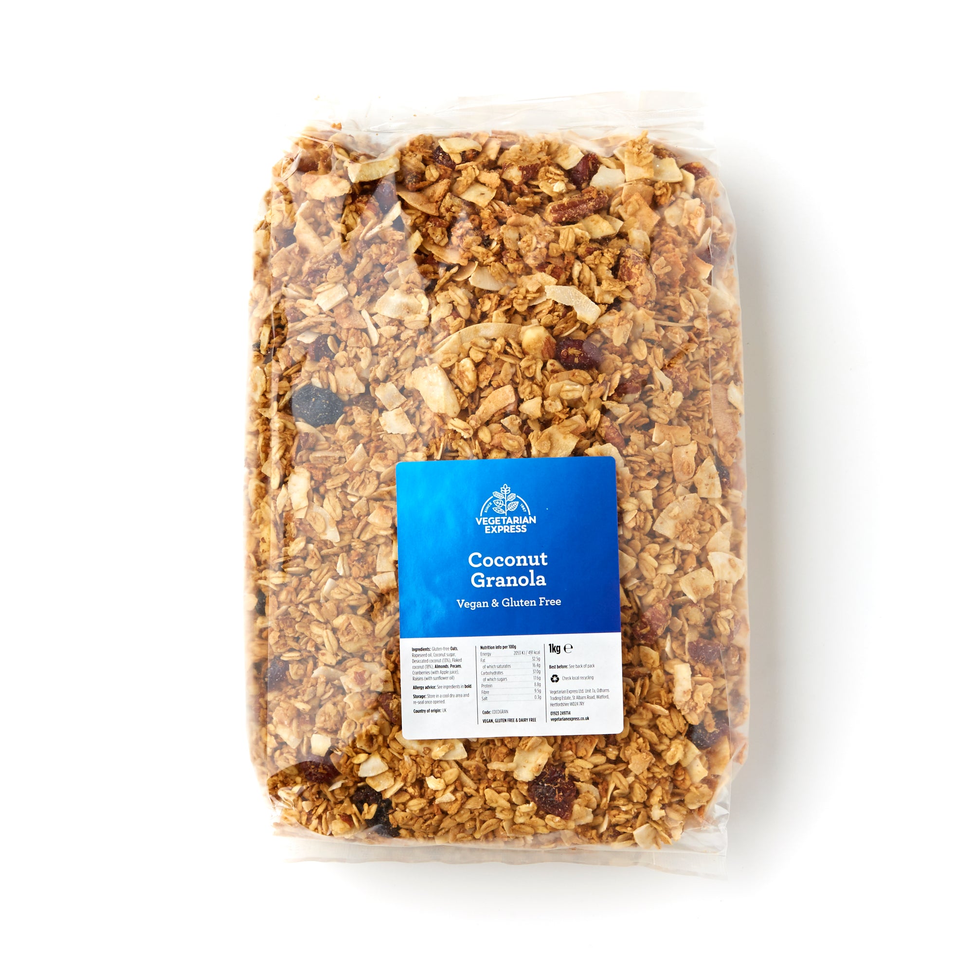 Coconut Granola – Vegetarian Express