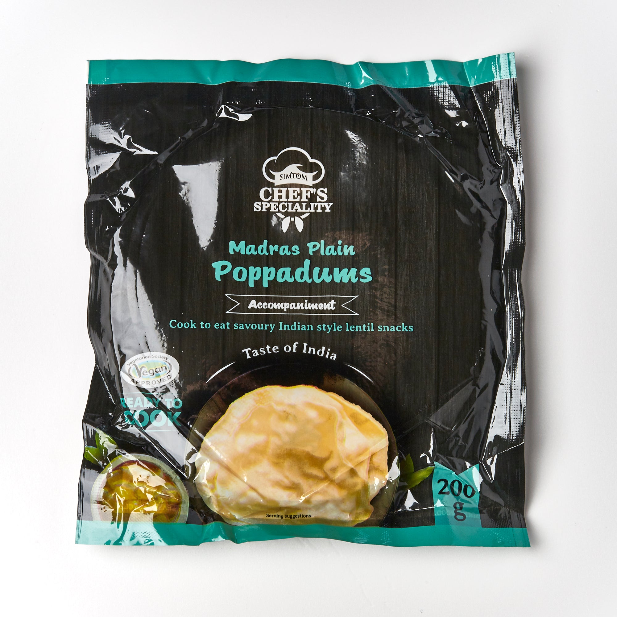 Plain Poppadoms (Uncooked) – Vegetarian Express